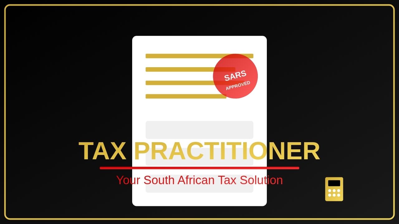 The Role of a Tax Practitioner in South Africa
