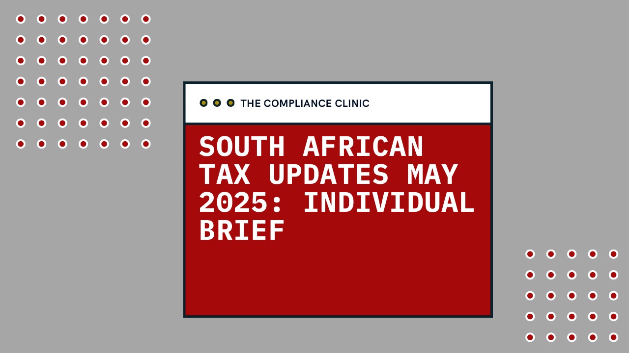 Key Tax Updates for Individuals (May 2025)
